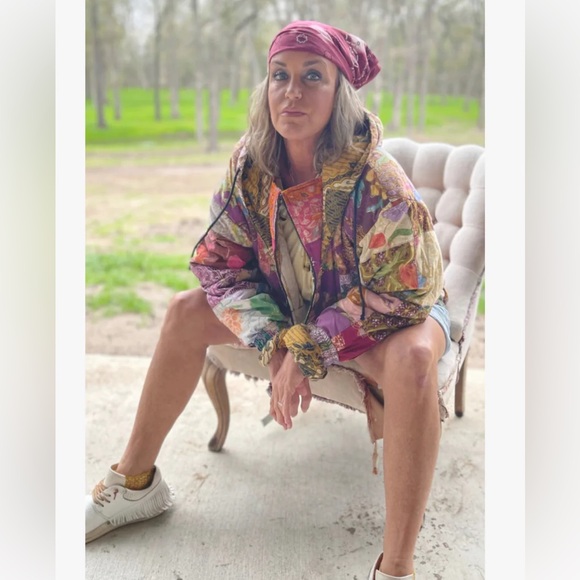 Jaded Gypsy | Jackets & Coats | New Jaded Gypsy Patchwork Dreams Puffer ...